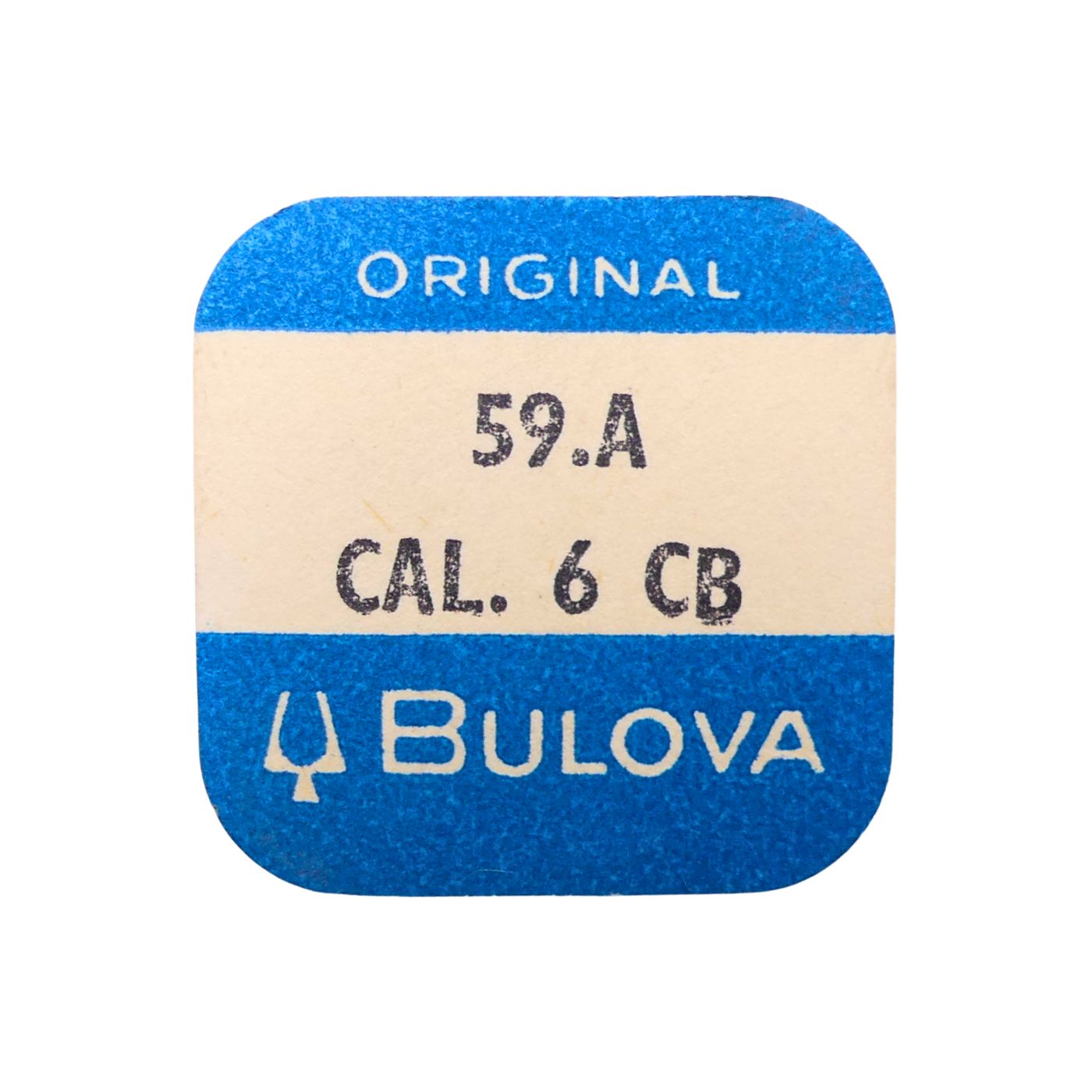 Bulova 6CB - 59A Roue d'ancre pivotée pour contre-pivot dessous (à l ...